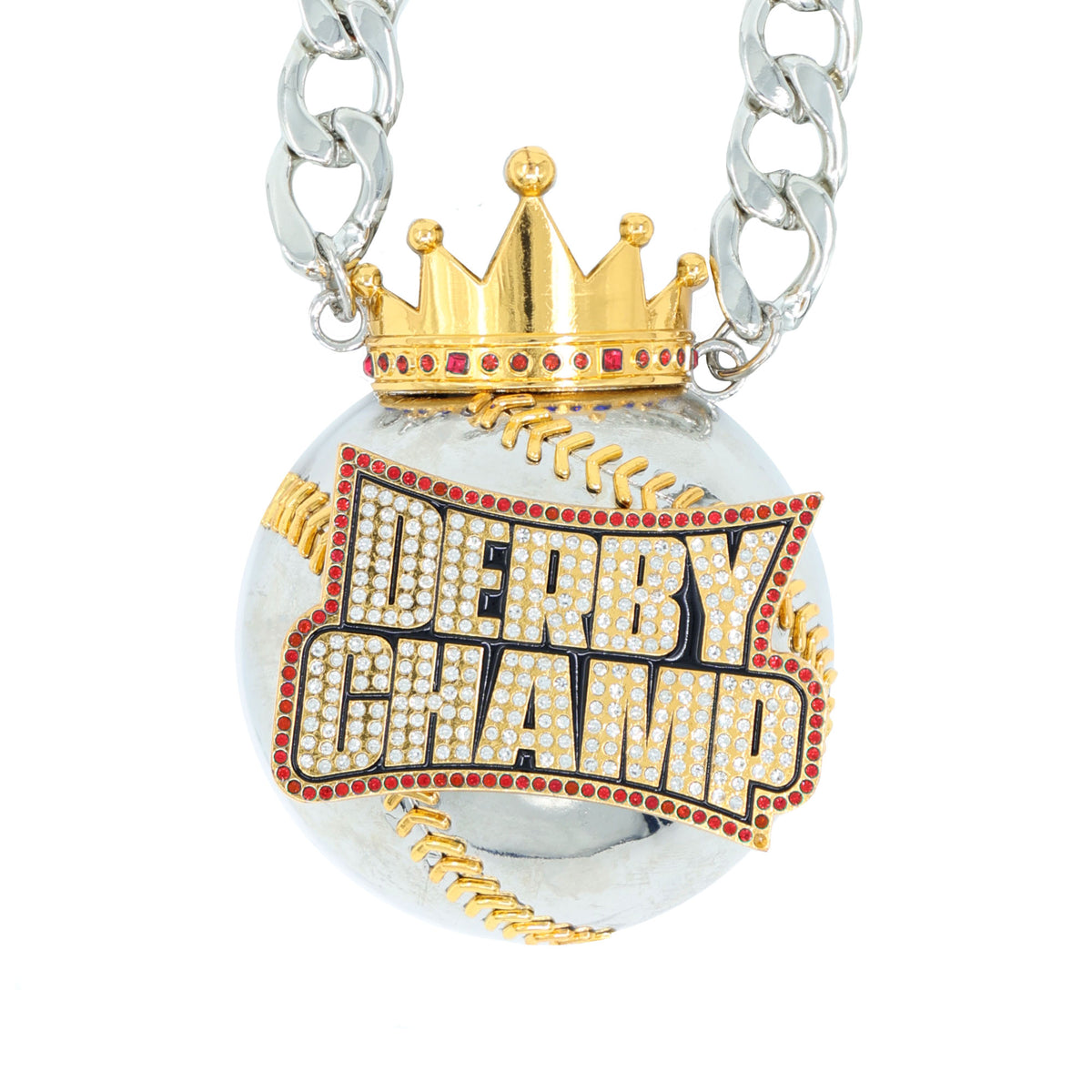 Home Run Derby Chain - Red Stones – Bownet Awards
