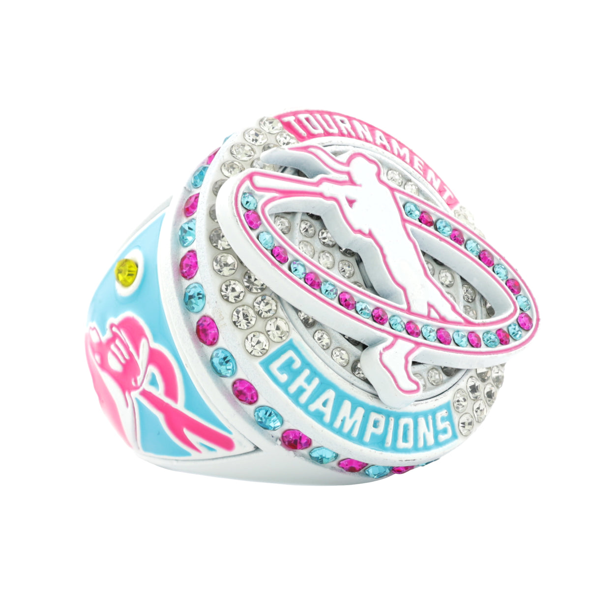 GEN26C Softball Whiteout Drip Tournament Champions Ring – Bownet Awards
